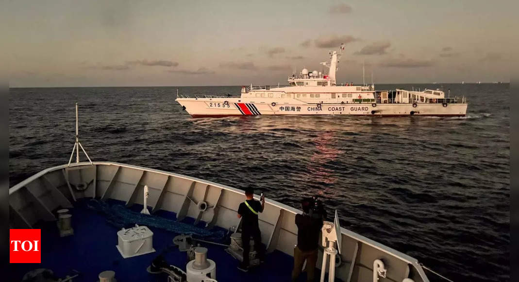 Philippine Ship Chinese Vessel Collide In Disputed South China Sea